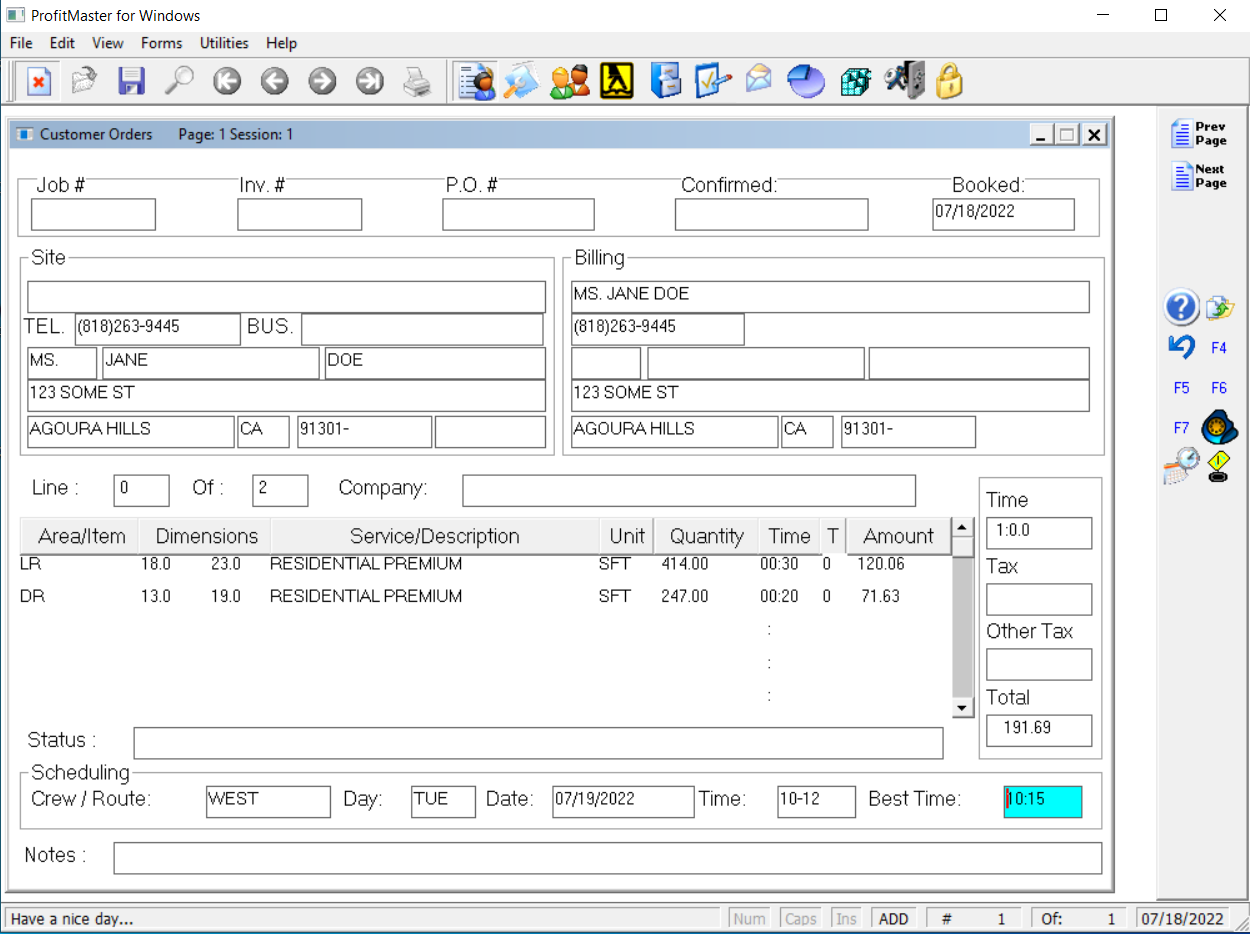 Product Info – ProfitMaster